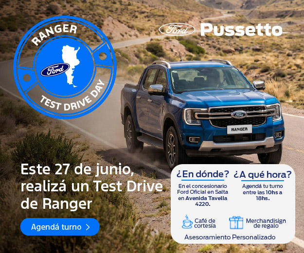 Este 27 de Junio, realizá un Test Drive con Ford Ranger - Ford Pussetto ...